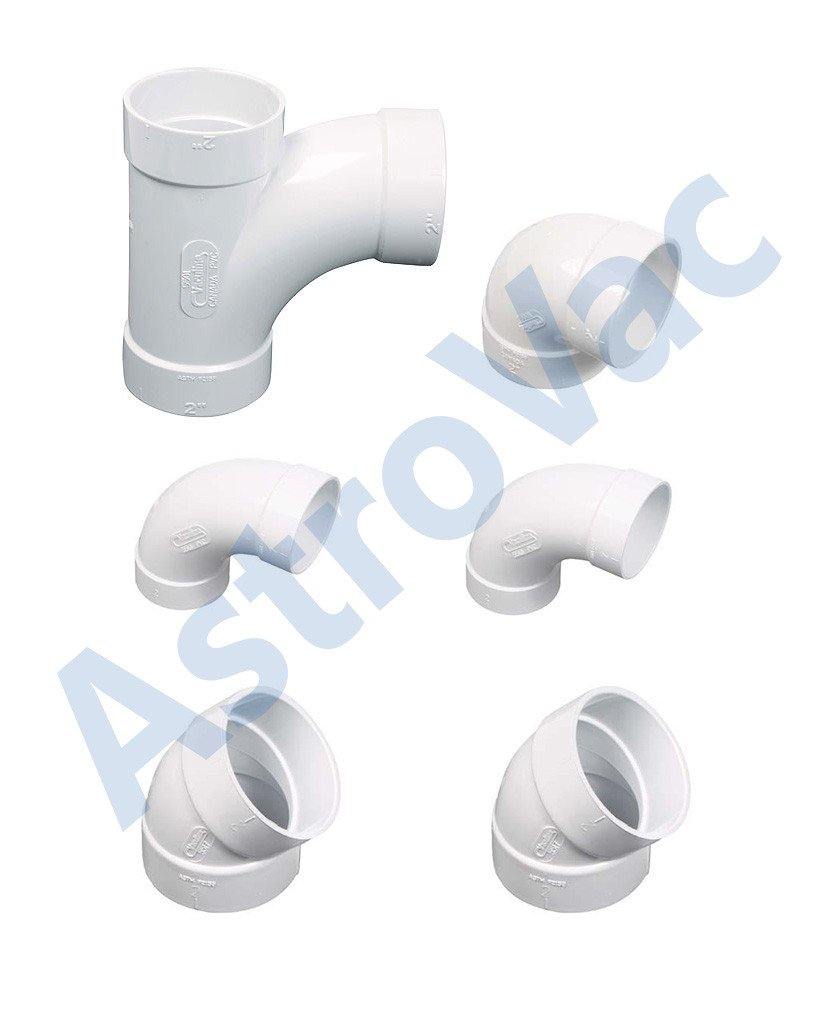 Sweep Tee Mixed Pack – AstroVac Ducted Vacuum Warehouse